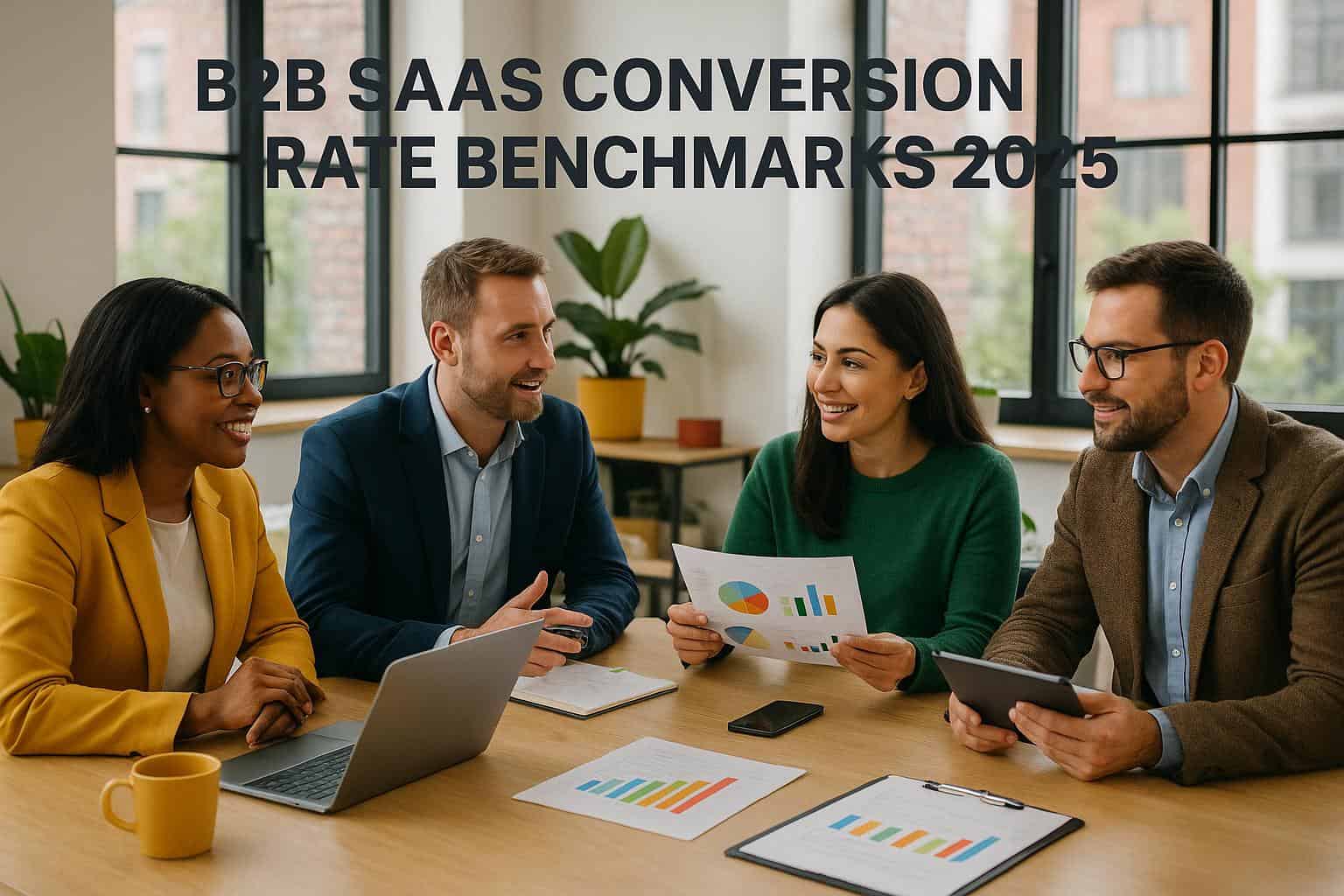 B2B SaaS Conversion Rate Benchmarks 2025 - M ACCELERATOR by M Studio